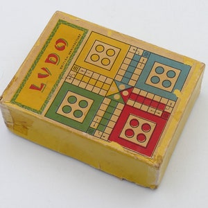 Vintage 1950's Ludo Lodo Board Game - Etsy