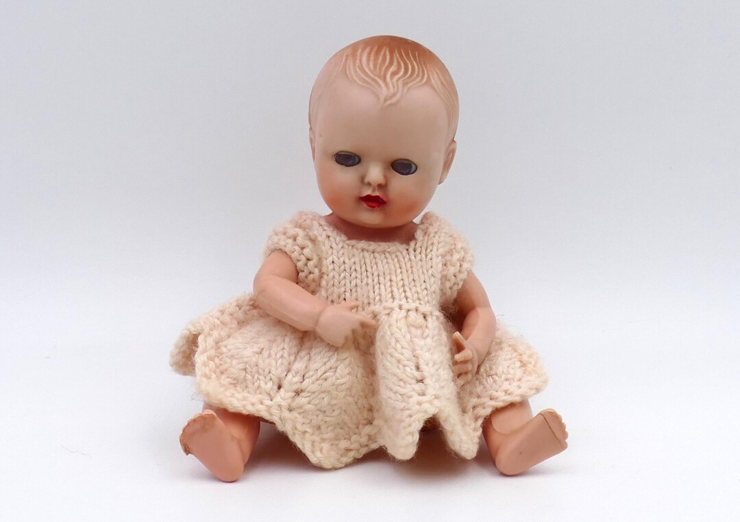Vintage 1950's Rosebud Sleepy Eyed Baby Doll Hard Plastic England - Etsy