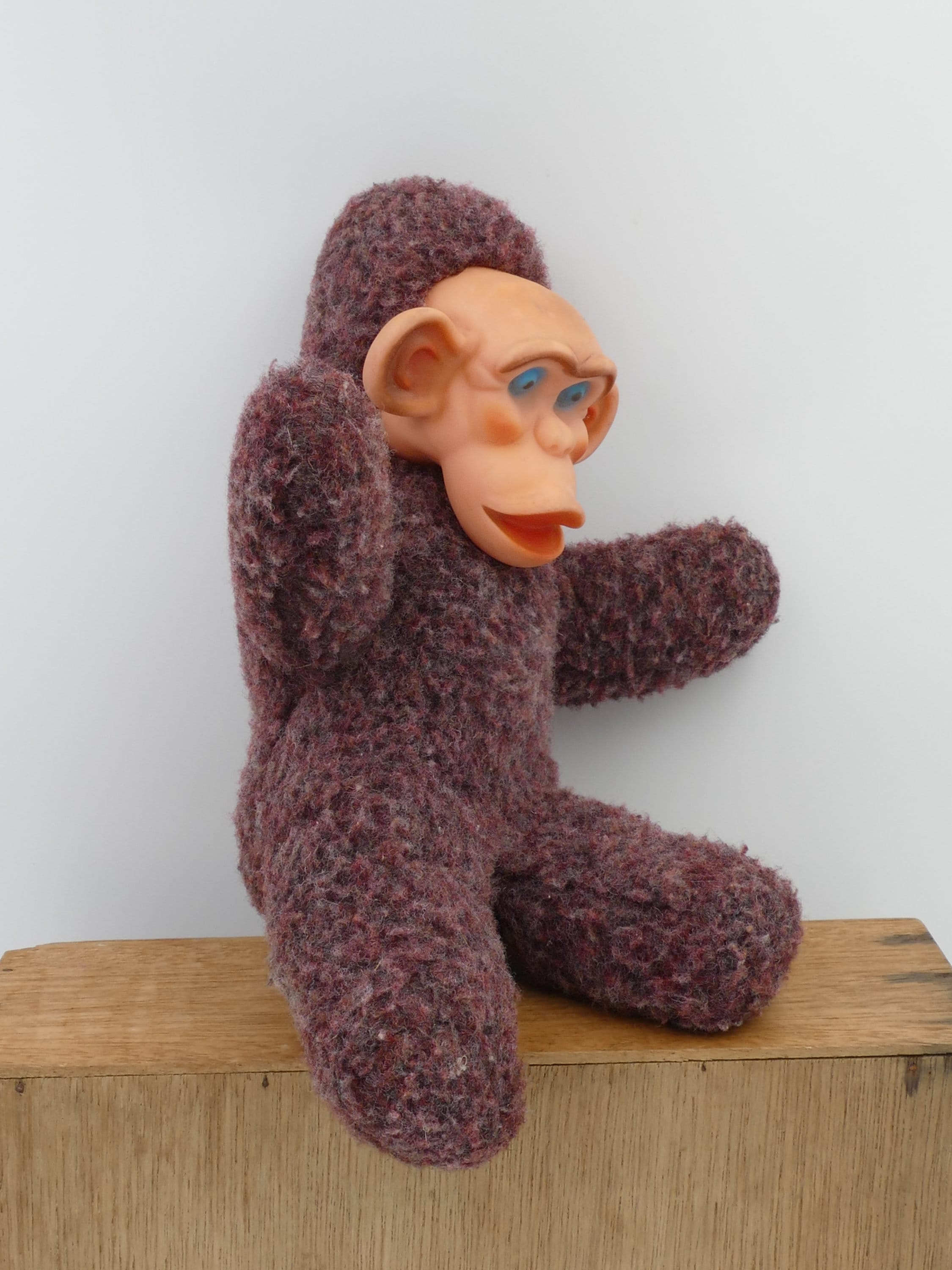 Rubber Face Monkey Ape Chimp Soft Toy Vintage - Etsy