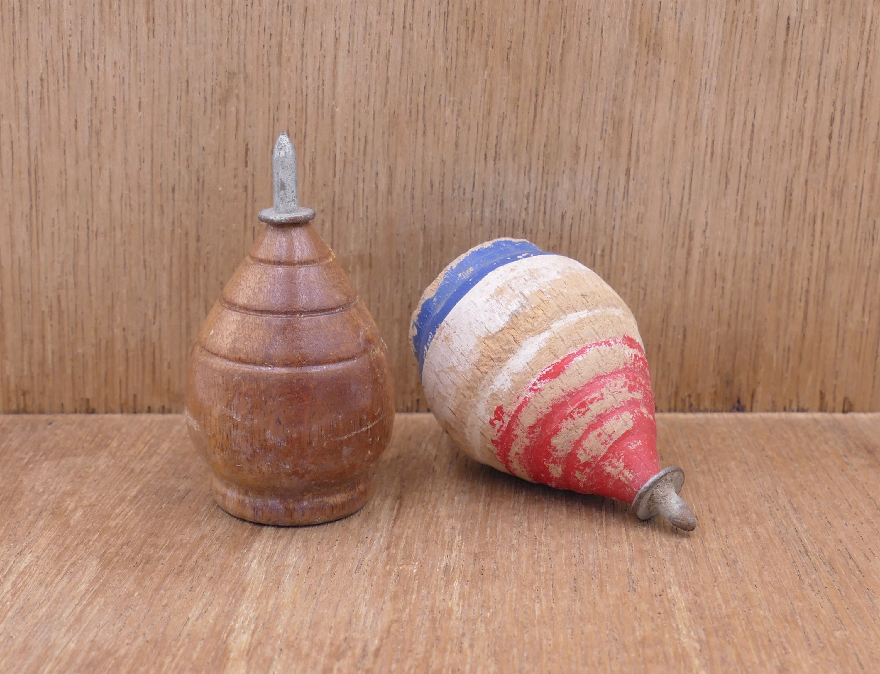 Mid century Old French Wooden Twine Spinning Tops Pick and Choose Option Etsy UK