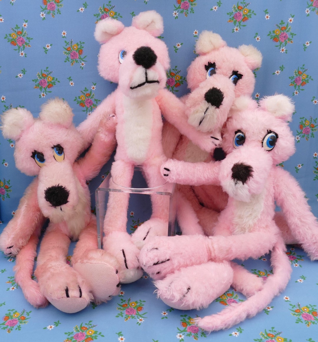 Vintage 1980's Pink Panther Plush Soft Toys Novelty Toys - Pick and ...
