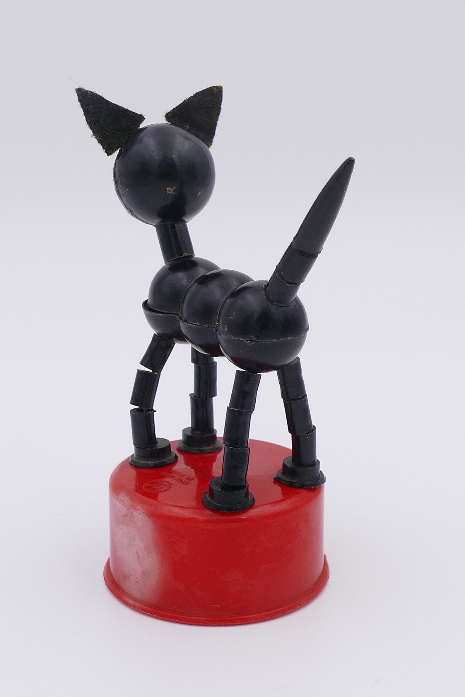 Vintage 1960's Collapsible Black Cat Collapsible Push Toy Hong Kong - Etsy