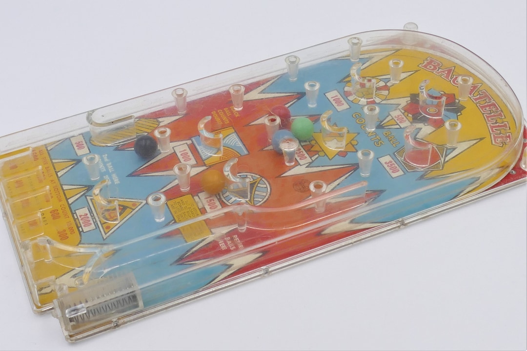 1950's Bagatelle Handheld Pinball Game MAR Toys United States - Etsy