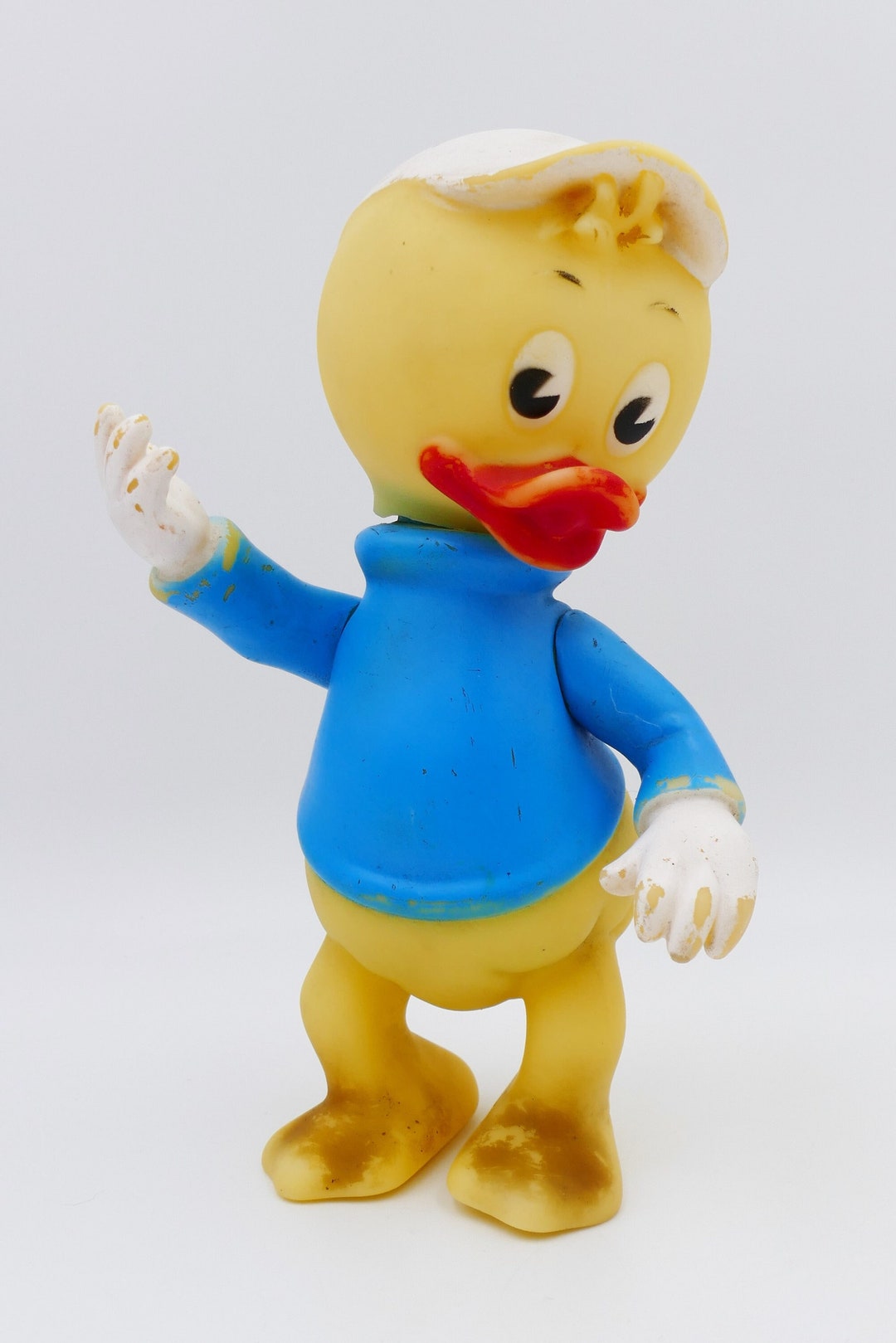 1972 Vintage Large Size Dewey Duck Donald Duck Rubber Squeaky Toy - Etsy