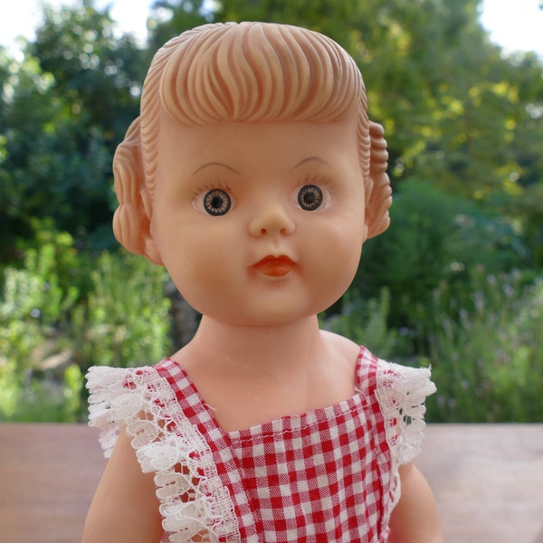 Molded Hair Doll - Etsy