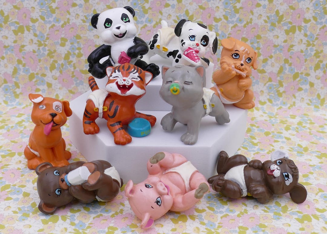 1991 Galoob Baby Face Magic Diaper Babies Pets PVC Figurines - Pick and ...