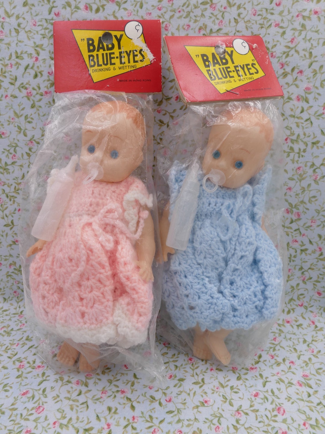 Vintage 1960's Baby Blue Eyes Dolls Original Packaging Hong Kong - Pick ...