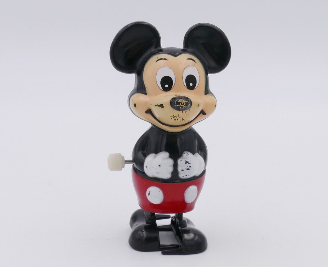 Vintage Tomy 1980's Wind-up Mickey Mouse Figurine Novelty Toy - Etsy
