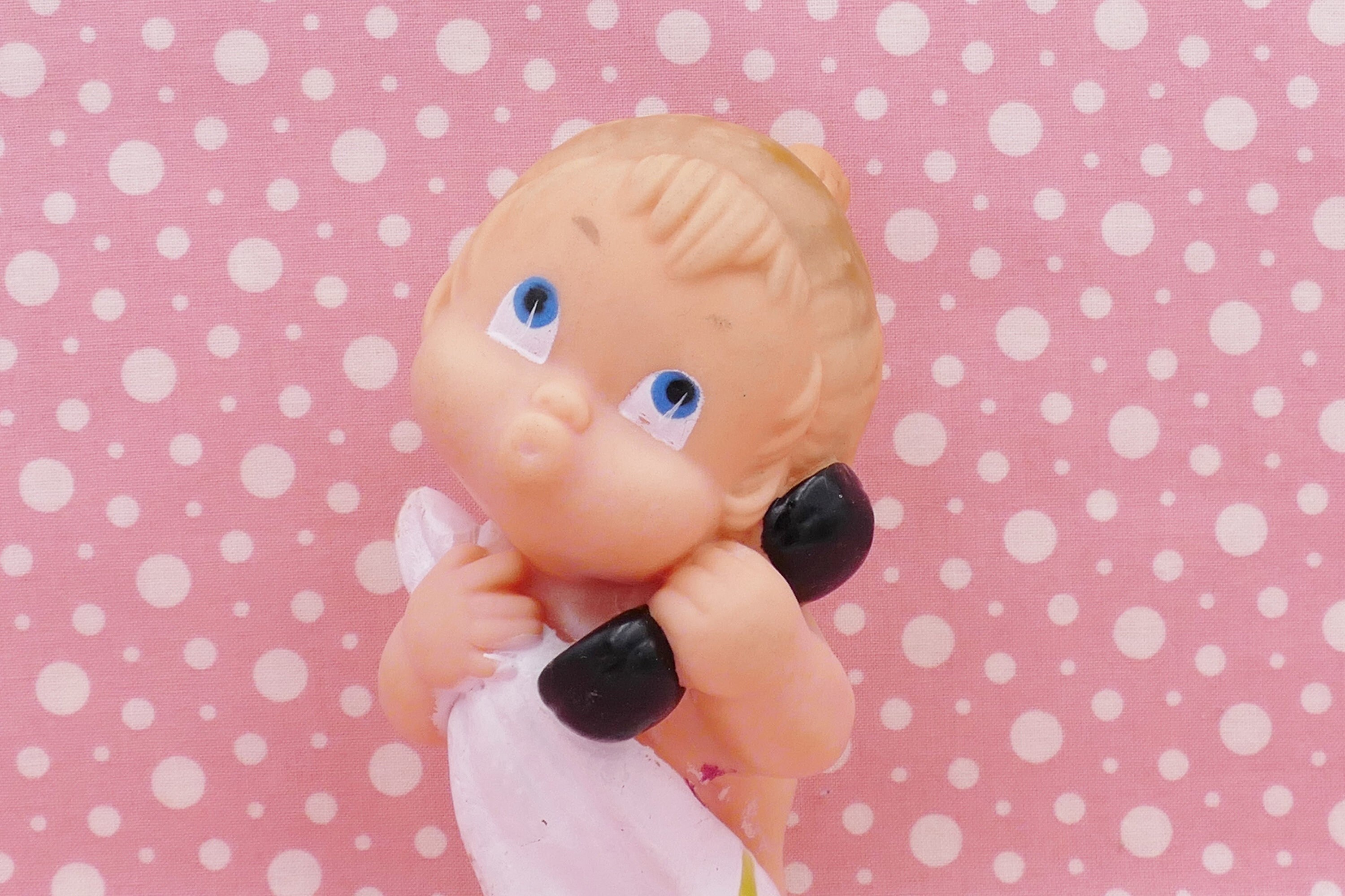 1960's Vintage Cute Girl Telephone Rubber Squeaky Toy - Etsy