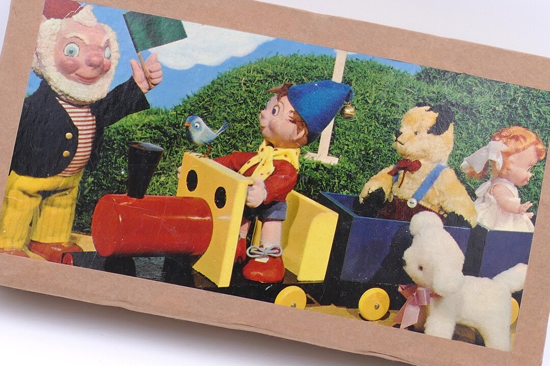 Vintage 1968 Noddy Toyland Train Children's Board Jigsaw Puzzle - Etsy