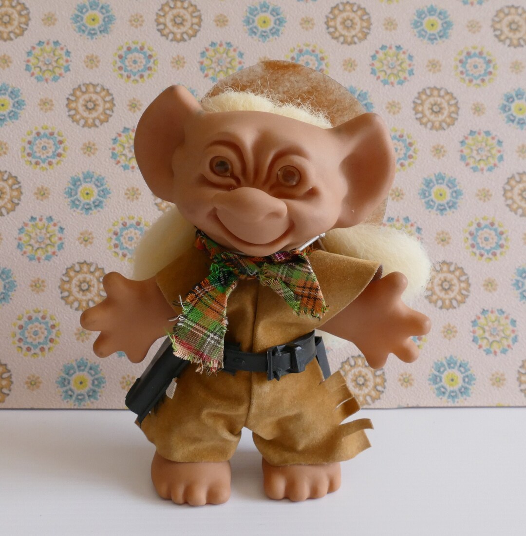 1966 Uneeda Cowboy Troll Figur - Etsy.de