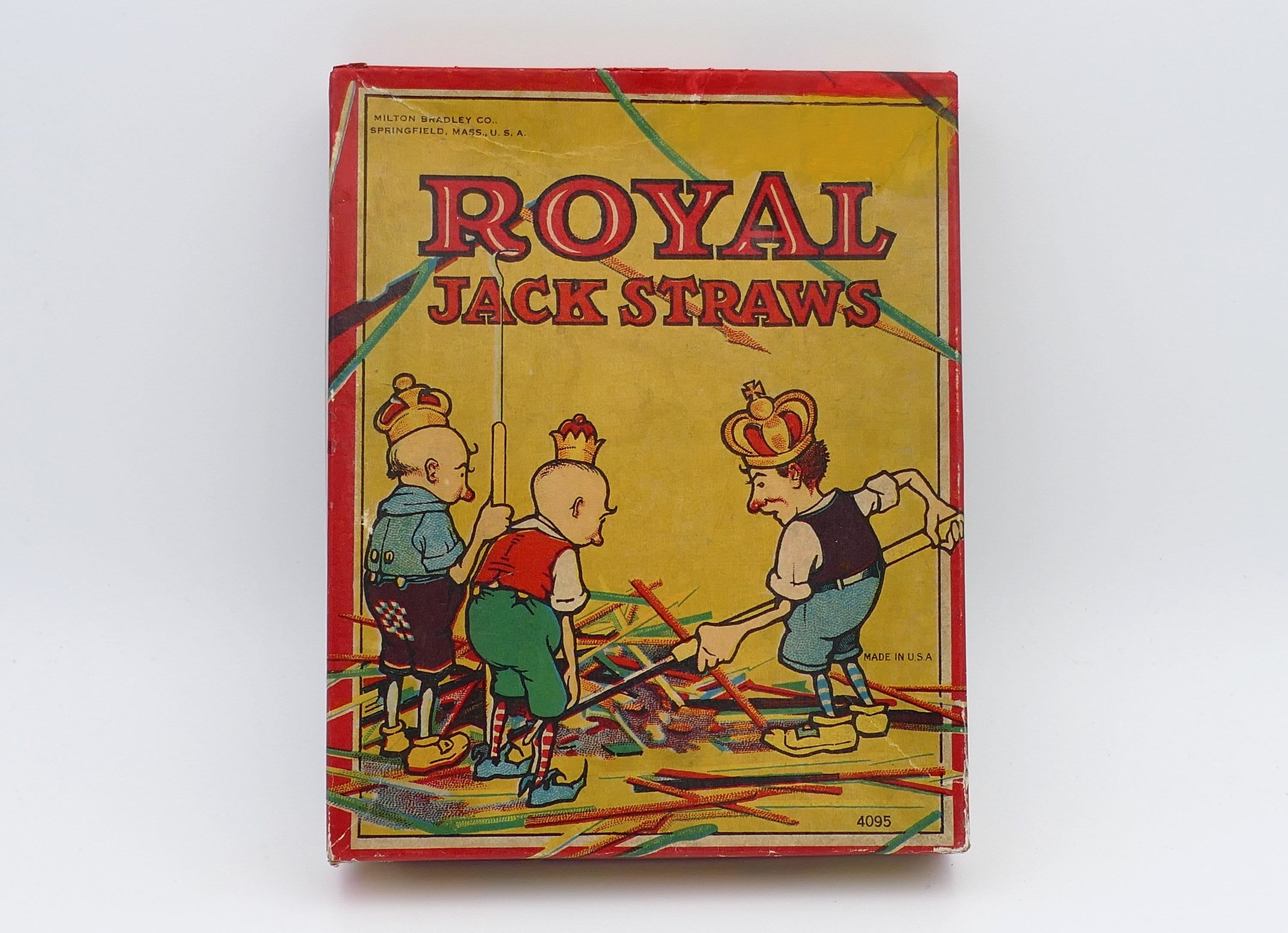 Vintage 1930's Wooden Royal Jack Straws Mikado Pick up Sticks Fiddle ...