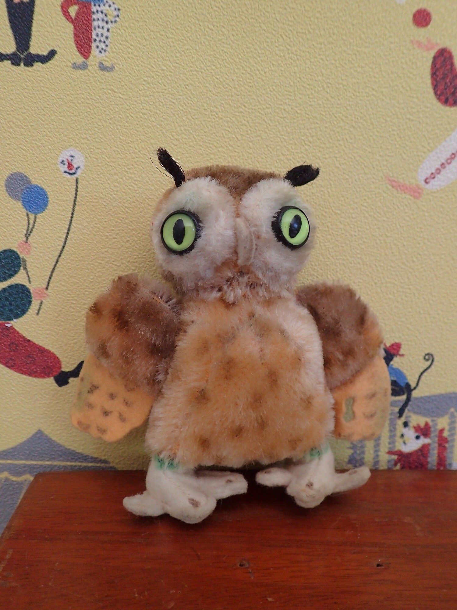 1960's Steiff Wittie Owl Mohair Figurine Collectible - Etsy