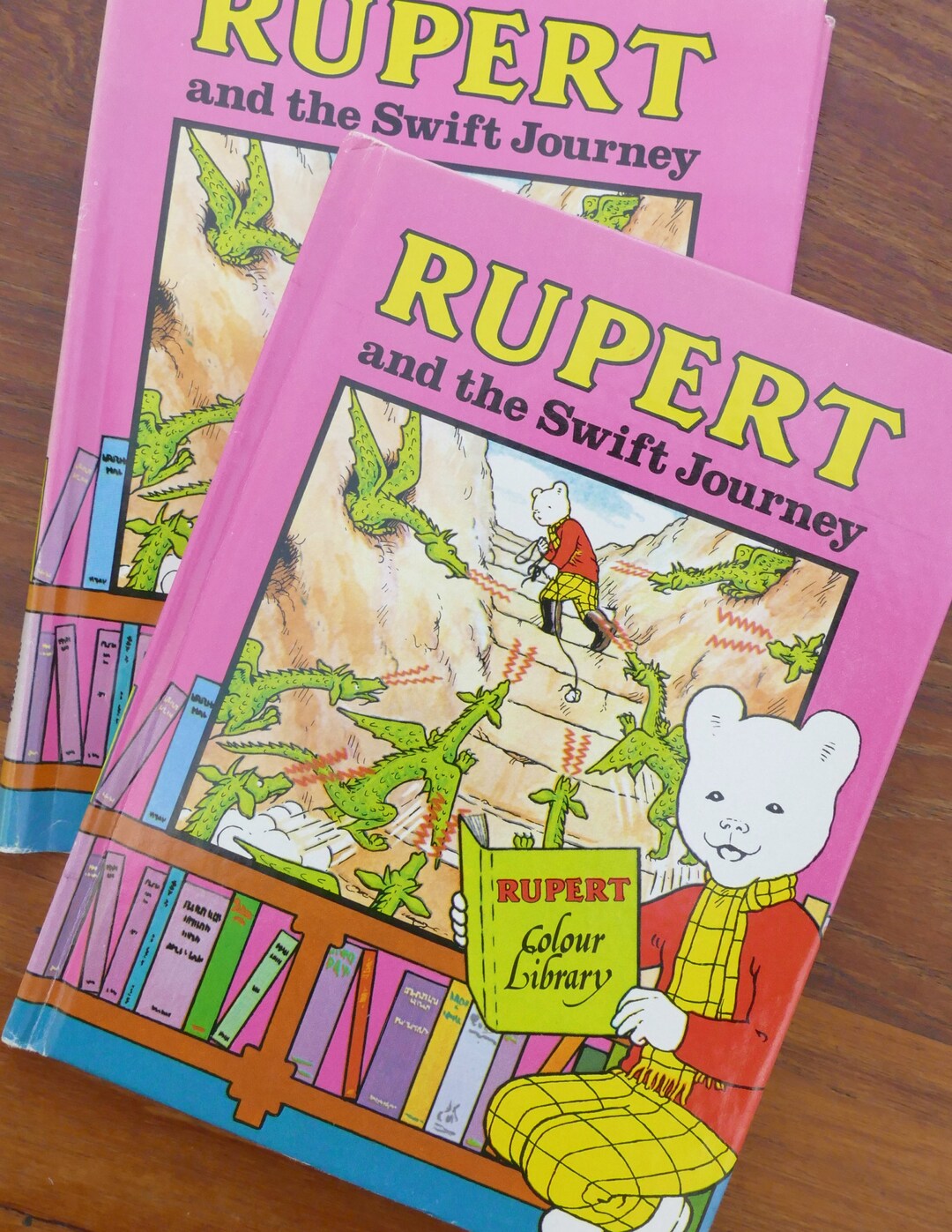 1977 Rupert the Bear Children's Book - Rupert and the Swift Journey ...