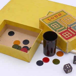 Vintage 1950's Ludo Lodo Board Game - Etsy