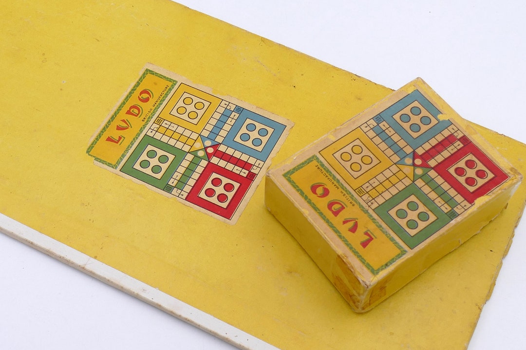 Vintage 1950's Ludo Lodo Board Game - Etsy