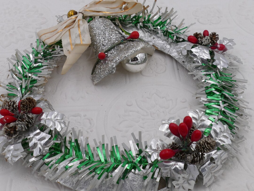 Vintage Mid-century Christmas Atomic Foil Wreath Decoration - Etsy