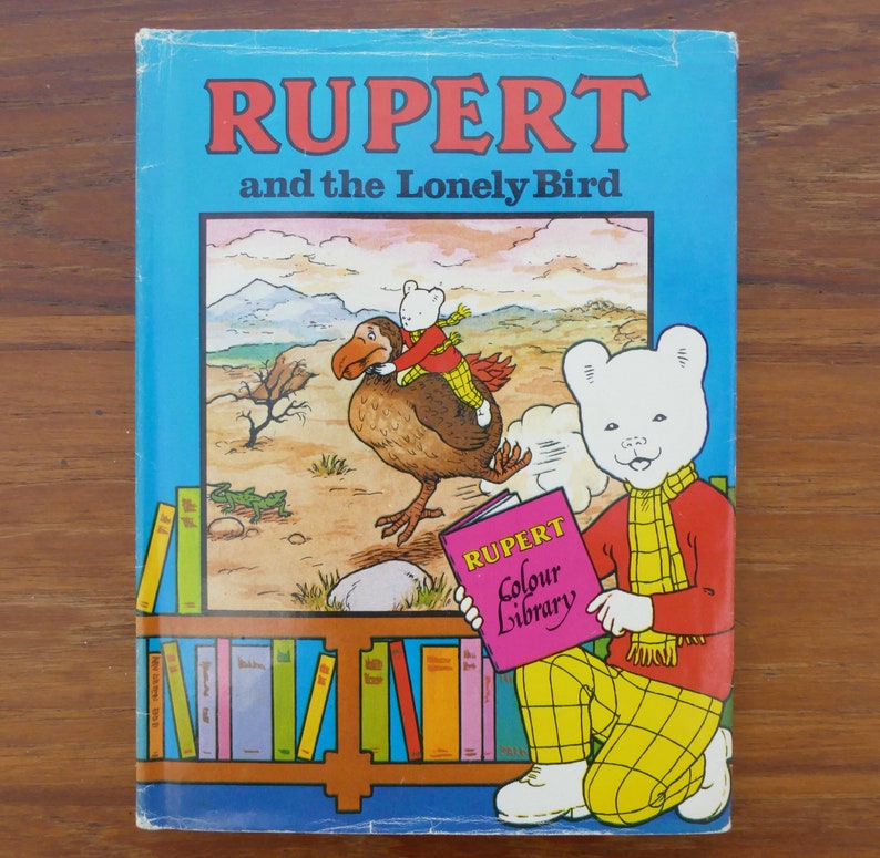 1977 Rupert the Bear Children's Book - Rupert and the Lonely Bird ...