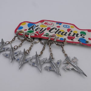 Vintage Hong Kong Metal Fighter Jet Keychains - Pick and Choose Option ...