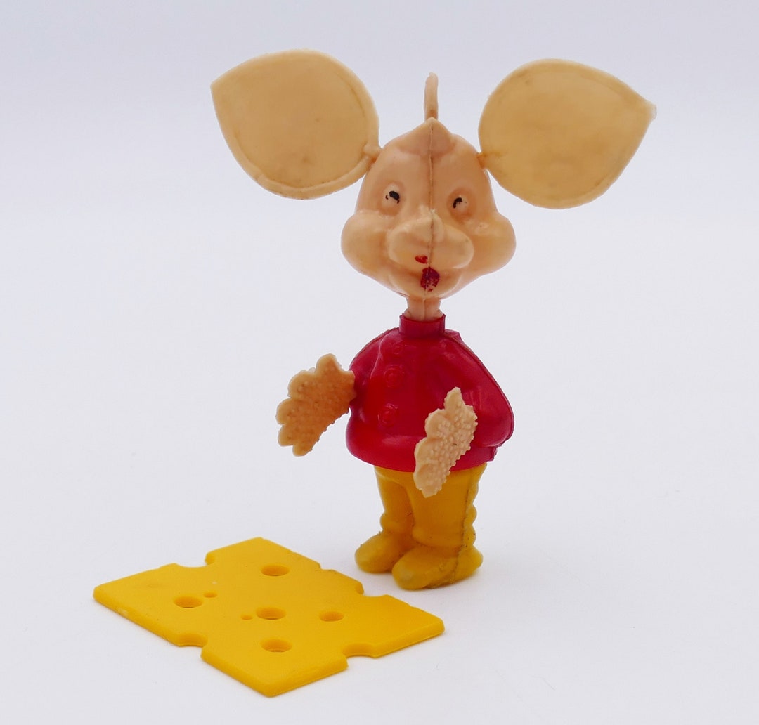Vintage Plastic Toy Mouse Figurine Hong Kong - Etsy