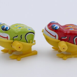 Pair of 1970's Wind-up Tin Litho Novelty Toy Frogs Hong Kong - Etsy