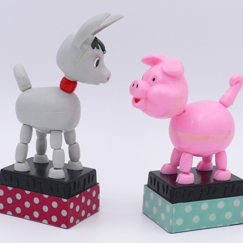 Vintage Collapsable Push Toy - Etsy