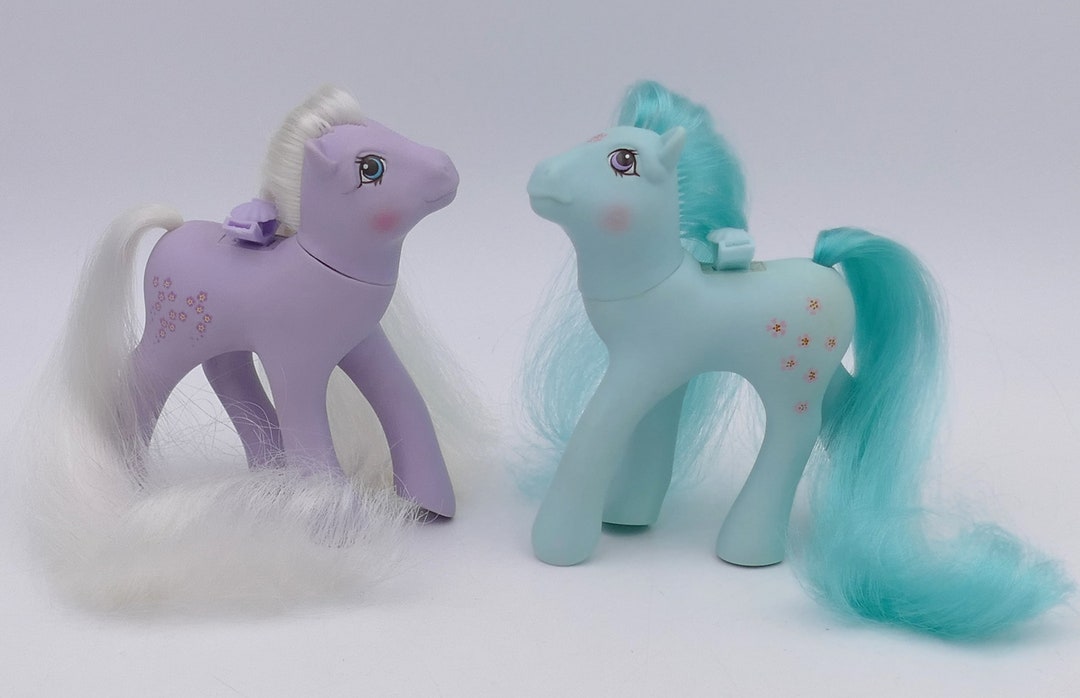 1980's G1 Forget Me Not Peach Blossom Flutter My Little Pony Toy ...