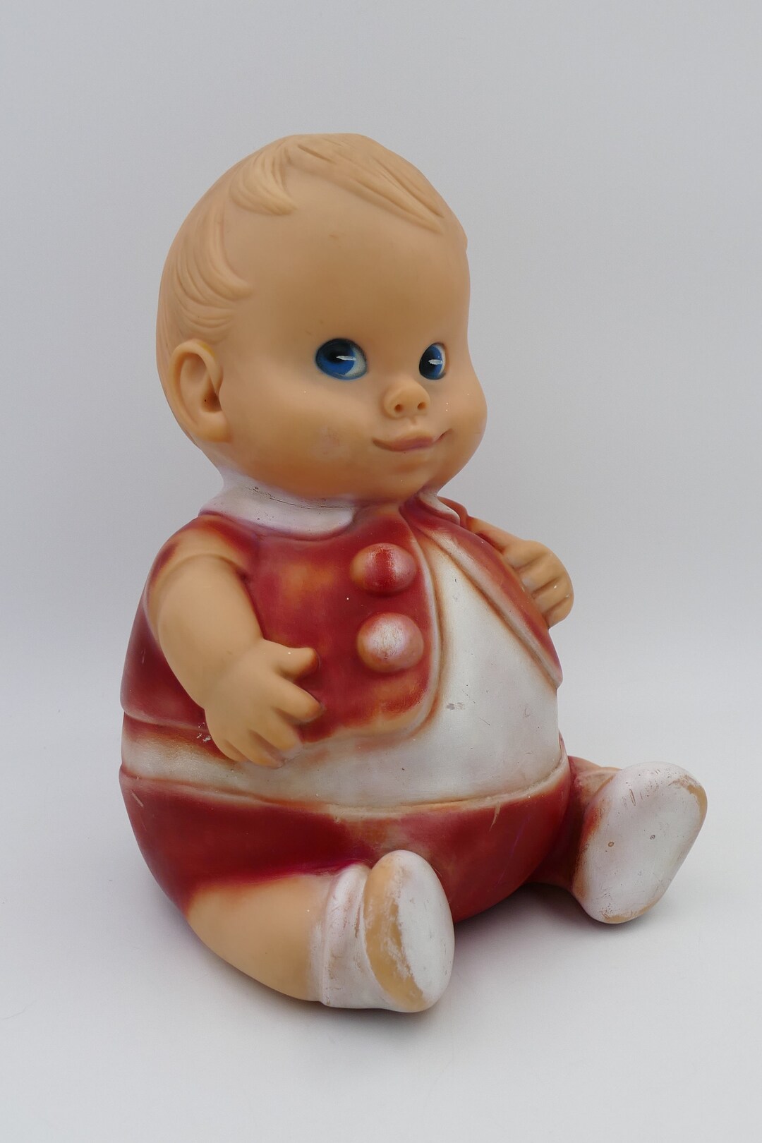 1960's Vintage Large Size Chubby Baby Squeaky Rubber Toy - Etsy