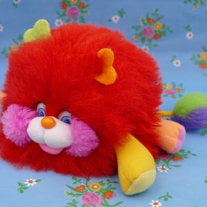 1986 Red Puffling Popple Original Popple Series Mattel - Etsy