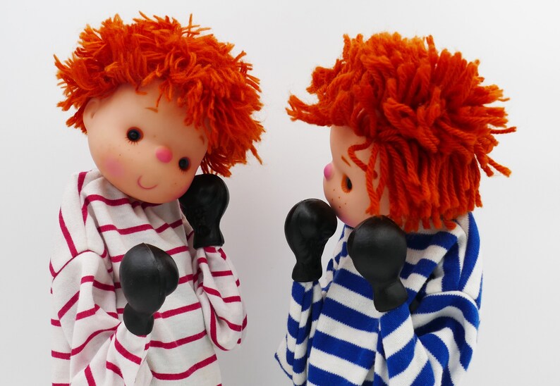 1980's Mechanical Boxing Ice Cream Puppet Dolls - Etsy