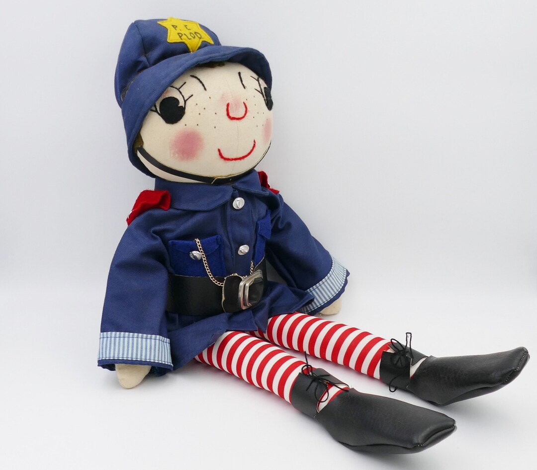 Vintage Handmade Mr. Plod Noddy Toyland Enid Blyton Soft Toy Doll - Etsy
