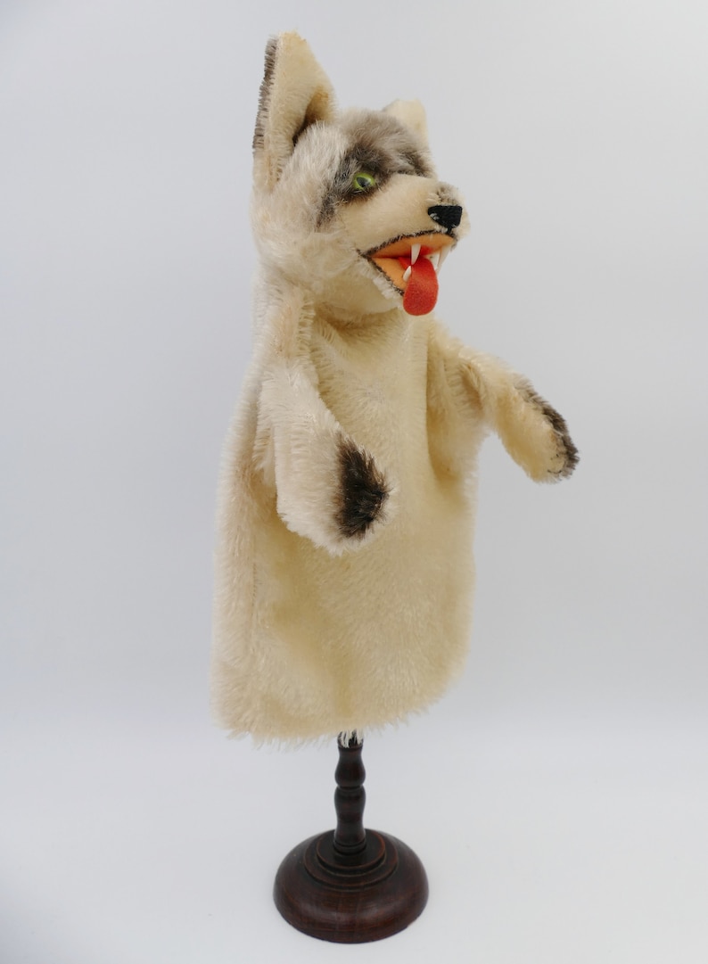 Vintage 1950's Steiff Mohair Loopy Wolf Hand Glove Puppet - Etsy