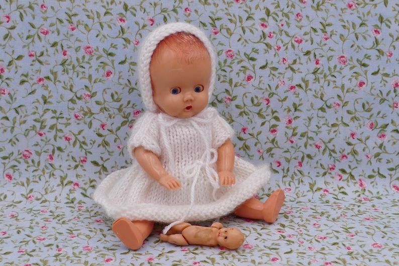 Vintage 1950's Tudor Rose Sleepy Eyed Baby Doll Hard Plastic England ...