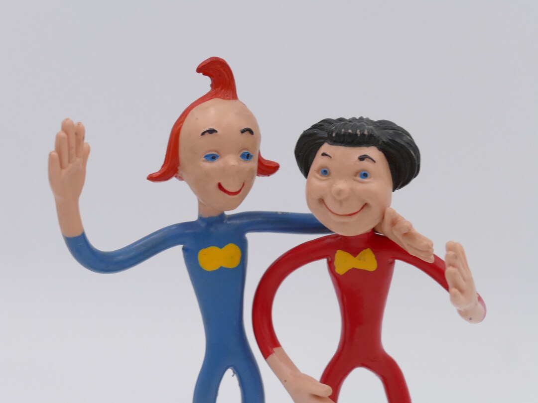 1960's Rubber Schleich Max Moritz Bendy Figurine Toys - Etsy