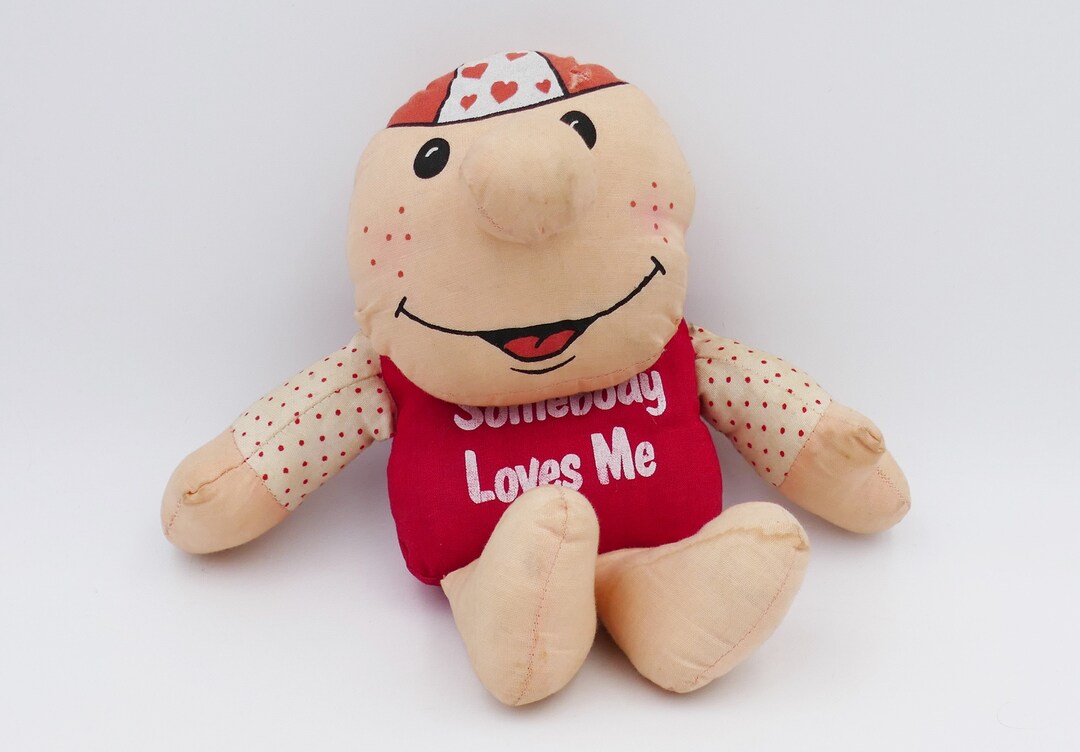 Vintage 1980's Wilbur and Friends 'somebody Loves Me' Bean Bag Figurine ...