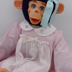 Rushton Zippy Type Rubber Face Monkey Chimp Soft Toy Large 1950's - Etsy