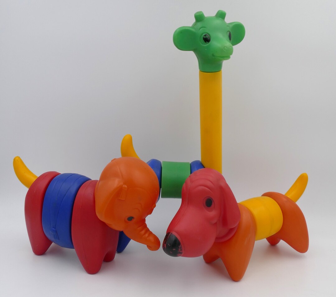 Vintage 1980's Tupperware Zoo-it-yourself Tuppertoys Animal Educational ...