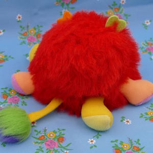 1986 Red Puffling Popple Original Popple Series Mattel - Etsy