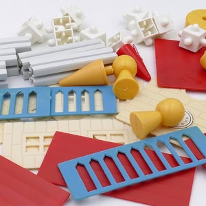 Vintage 1970's Architect Master Sterero Construction Block Building Toy ...