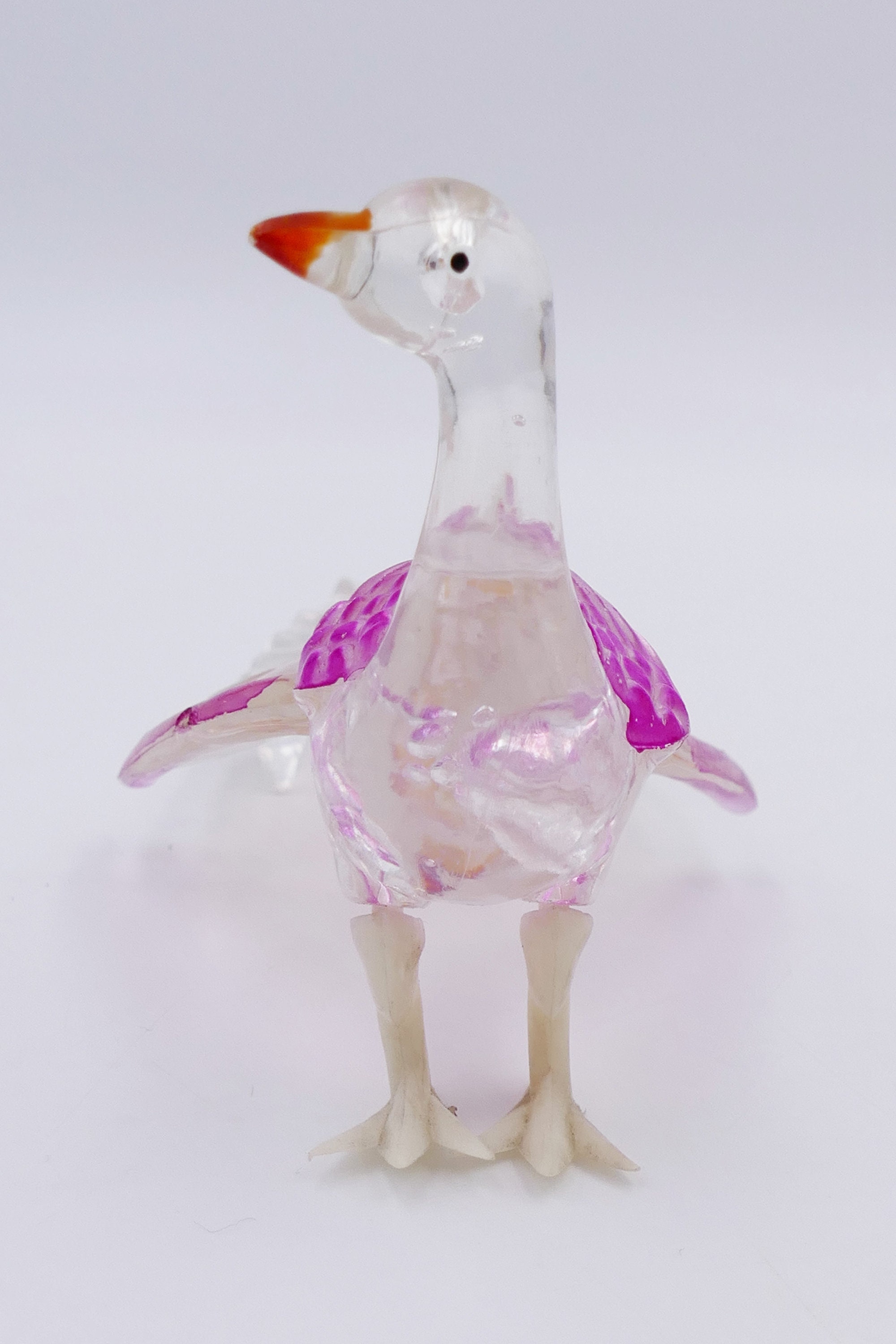 1970's Lucite Crystal Plastic Jumbo Large Peacock Figurine - Etsy