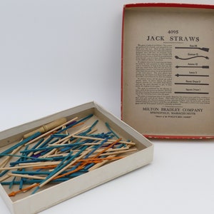 Vintage 1930's Wooden Royal Jack Straws Mikado Pick up Sticks Fiddle ...