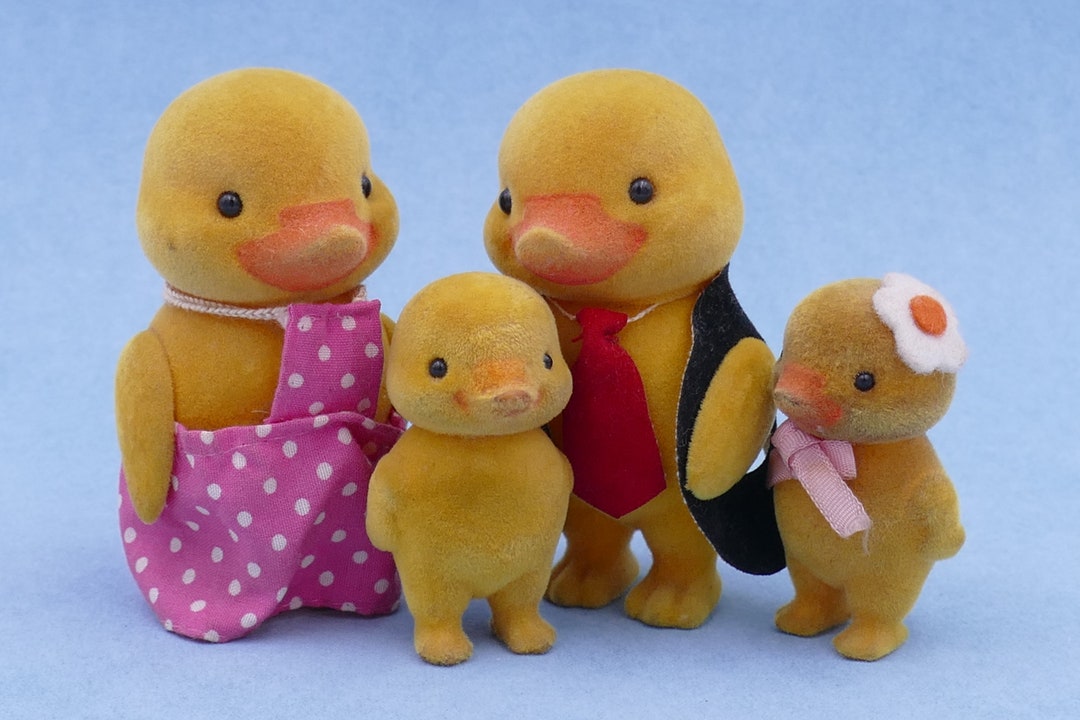 1980's Vintage Forest Families DUCK Dad Mom Boy Girl - Etsy