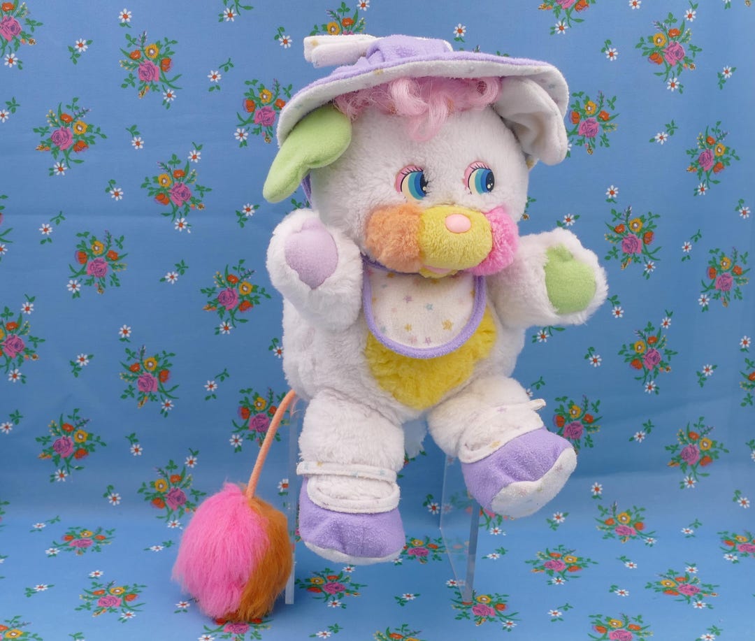 1980's Baby Popples Bibsy Original Popples Series Rattle Popples Mattel ...