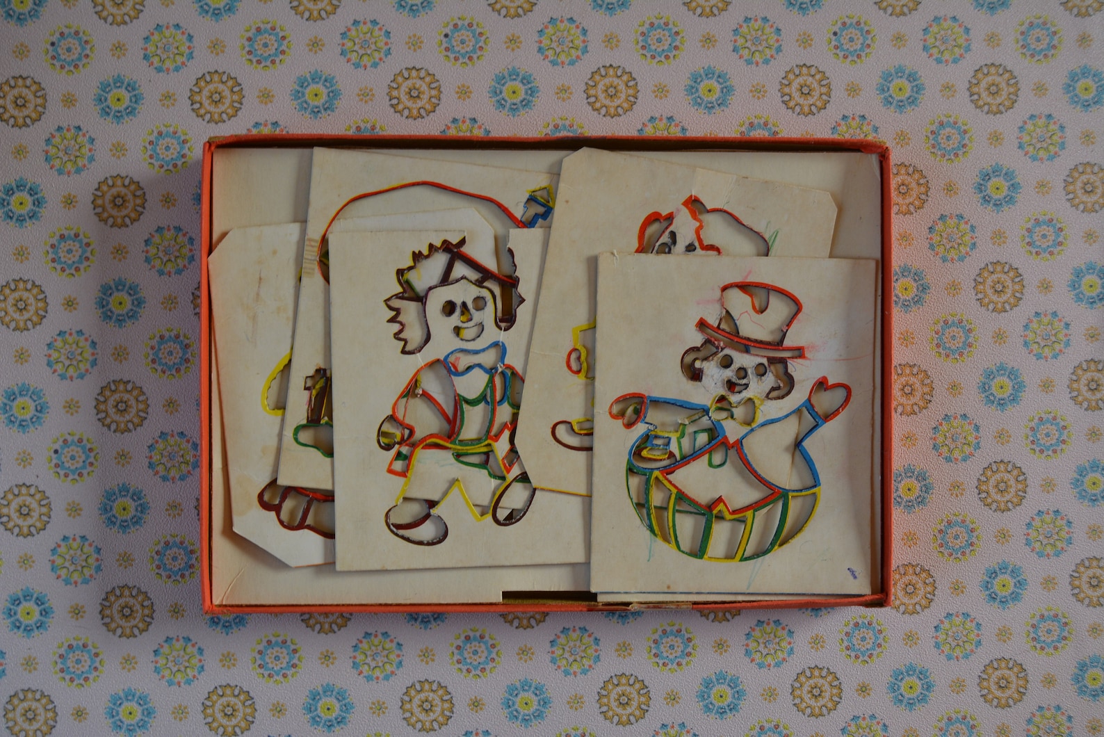 Vintage Enid Blyton's Noddy Crayon Stencils Original Box | Etsy