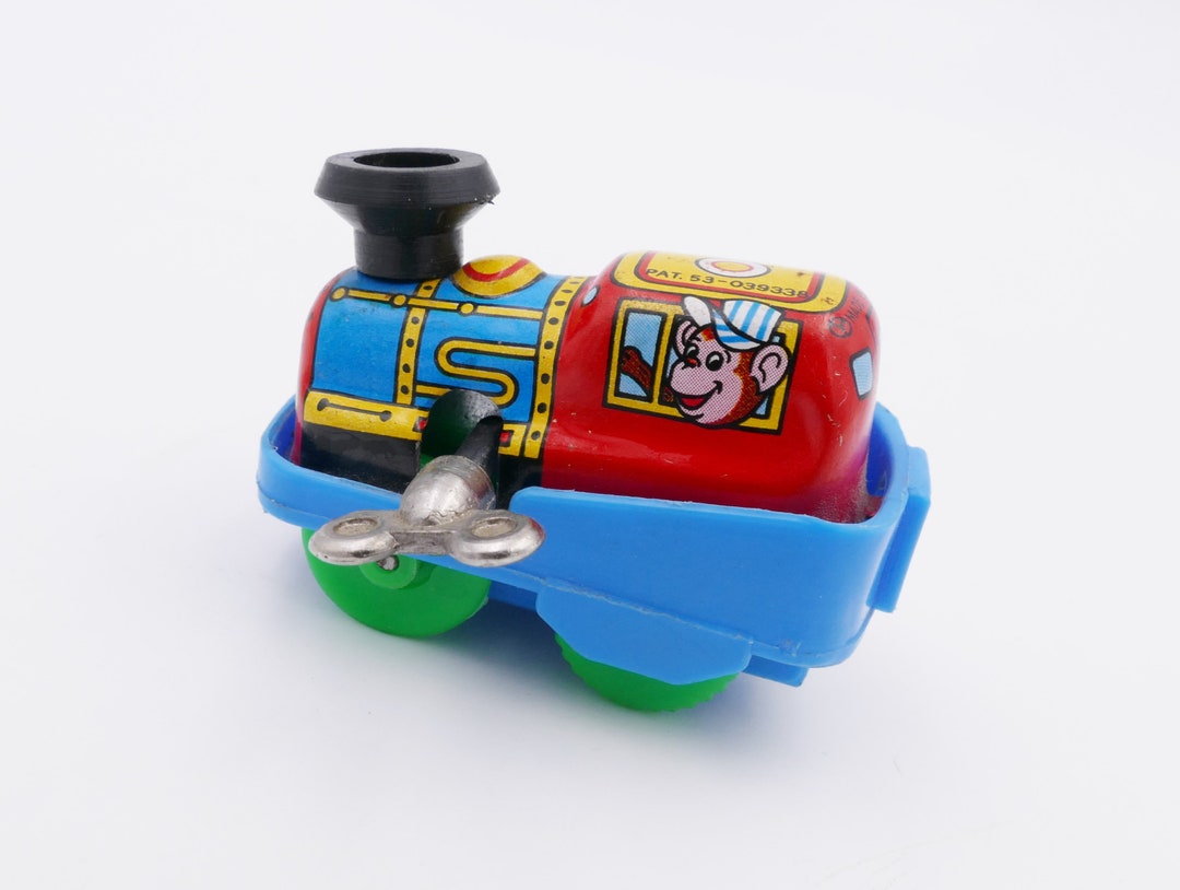 Tin Litho 1960's Wind-up Toy Locomotive Train Japan - Etsy