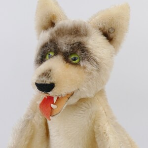 Vintage 1950's Steiff Mohair Loopy Wolf Hand Glove Puppet - Etsy