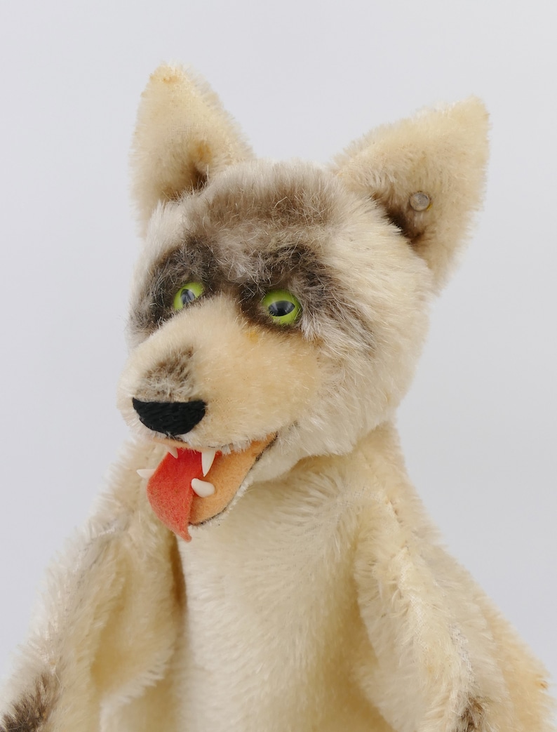 Vintage 1950's Steiff Mohair Loopy Wolf Hand Glove Puppet - Etsy