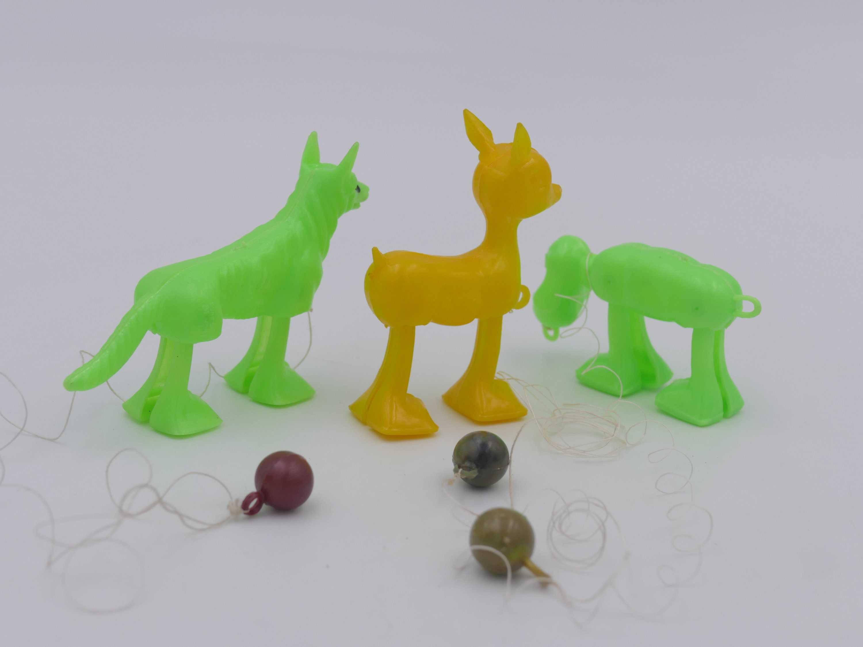 Trio of Vintage 1950's Plastic Ramp Walkers Gravity - Etsy