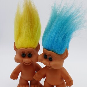Pair of Original I.T.B. Chubby Cheek Troll Toy Figurines Original ...