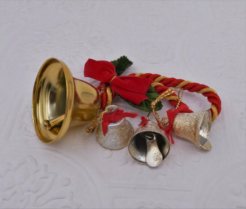 Vintage Mid-century Christmas Bell Ornaments Decorations - Etsy